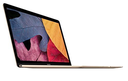 Apple Macbook Retina Display Laptop (12 Inch Full-HD LED Backlit IPS Display, Intel Core M-5Y31 1.1GHz up to 2.4GHz, 8GB RAM, 256GB SSD, Wi-Fi, Bluetooth 4.0) Gold (Renewed)