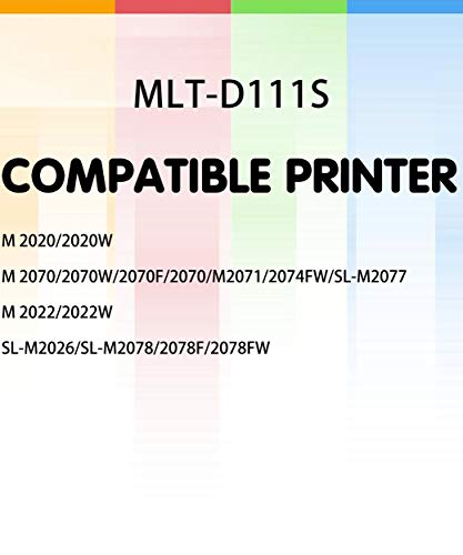 Green Toner Supply Compatible Toner Cartridge Replacement for Samsung 111s MLTD111S for Xpress SL-M2020W SL-M2020 SL-2070FW SL-2070W SL-2022W SL-2022FW Printer