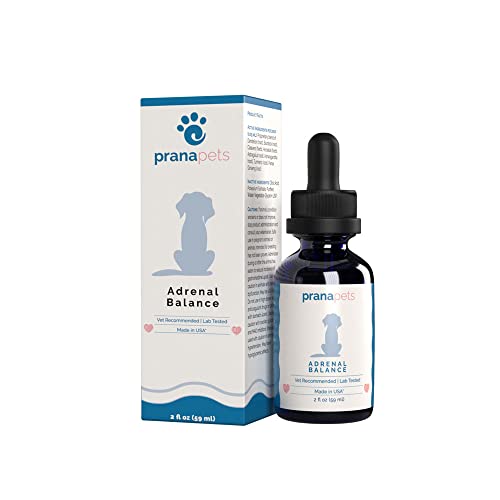 Adrenal Balance for Dogs with Cushing’s | Naturally Relieves Symptoms of Cushing's Disease in Dogs | Licorice Free Herbal Formula for Dogs with Cushing’s Disease | by Prana Pets