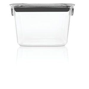 Rubbermaid Brilliance Food Storage Container, Medium Deep, 4.7 Cup, Clear 2024349