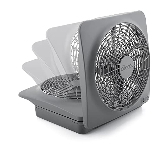 O2COOL FD10101 Battery Operated 10IN Portable Fan