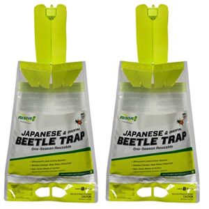 rescue! japanese beetle trap – reusable bag - 2 traps