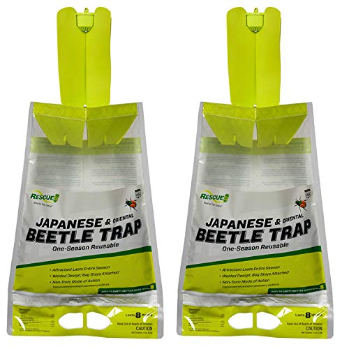 RESCUE! Japanese Beetle Trap – Reusable Bag - 2 Traps