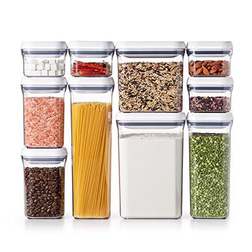 OXO Good Grips 10-Piece POP Container Set, White