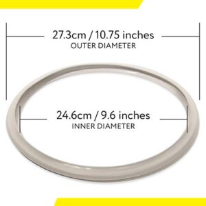 10 Inch Fagor Pressure Cooker Replacement Gasket (Pack of 2) - Fits Many 10 inch Fagor Stovetop Models (Check Bullets for Fit)