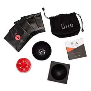 Ullo Wine Purifier with 4 Selective Sulfite Filters. Remove Sulfites and Histamines, Restore Taste, Aerate, and Experience the Magic of Ullo purified wine.