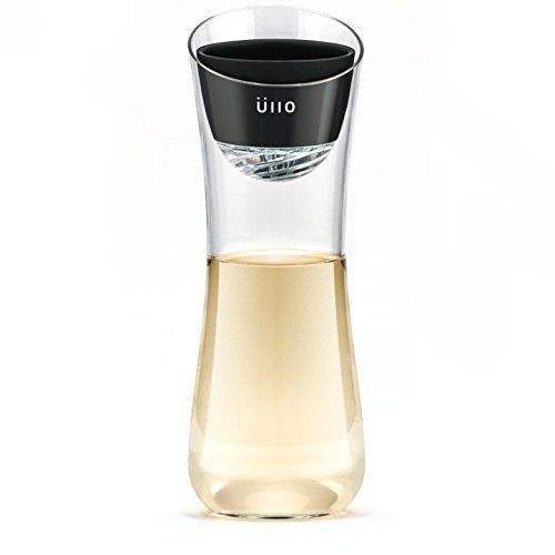 Ullo Wine Purifier and Hand Blown Carafe with 6 Selective Sulfite Filters, Restore the Natural Purity of Wine by Removing Histamines and Sulfites