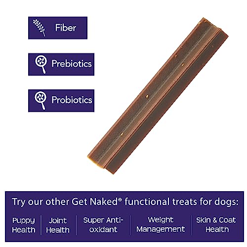 Get Naked Grain Free 1 Pouch 6.6 Oz Digestive Health Dental Chew Sticks, Large