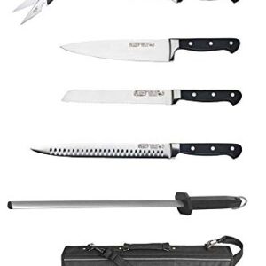 Winco ACERO Knife Set, 21.658.004.19, Black/Silver