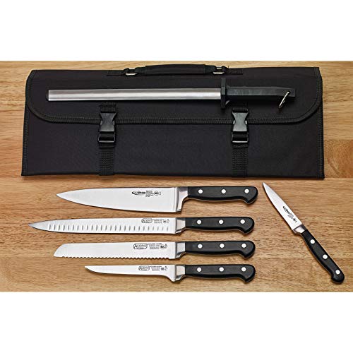 Winco ACERO Knife Set, 21.658.004.19, Black/Silver