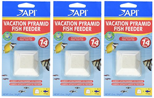 (3 Pack) API 14-Day Pyramid Fish Feeders