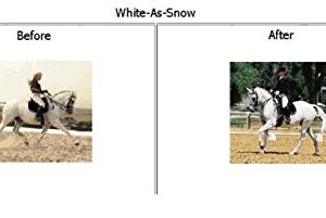 White-As-Snow Horse Coat Enhancing Supplement For Light Colored Horses 7 Pound