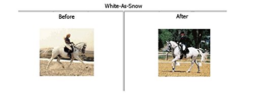 White-As-Snow Horse Coat Enhancing Supplement For Light Colored Horses 7 Pound