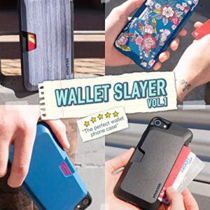 Smartish iPhone 7/8/SE (2020) Wallet Case - Wallet Slayer Vol. 1 [Slim + Protective + Grip] Credit Card Holder for Apple iPhone SE 2020 & iPhone 7/8 - [Silk] - Black Tie Affair