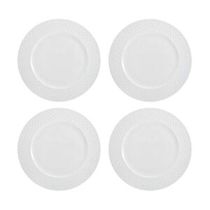 Mikasa Trellis 16 Piece Dinnerware Set, Service for 4, White