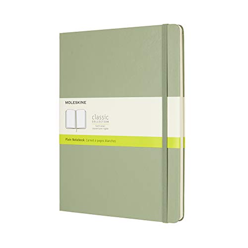 Moleskine Classic Notebook XL Plain Willow Green Hardcover (8055002855150)