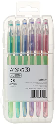 Kaisercraft Gel Pen Set-Glitter-12, Multi-Colour, 8.5 x 17 x 3 cm