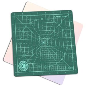 calibre art rotating self healing cutting mat 8x8 (7" grids), perfect for quilting & art projects