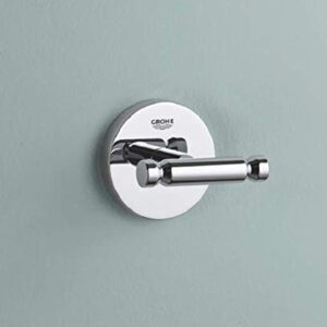 Grohe 40461001 BauCosmopolitan Robe Hook, Starlight Chrome