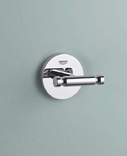 Grohe 40461001 BauCosmopolitan Robe Hook, Starlight Chrome