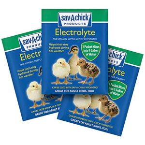 sav-a-chick 9 pack of electrolyte and vitamin supplement strip for poultry , birds, chickens, ducks, turkeys