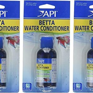 API (Pack of 3) Betta Water Conditioner, 1.7 Ounce Each