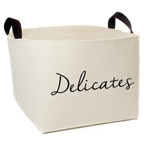 Delicates Canvas Storage Basket