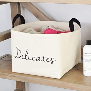 Delicates Canvas Storage Basket