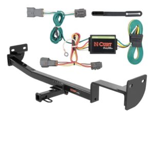 curt class 1 trailer hitch bundle with wiring for 2015-2016 kia soul - 11419 & 56222