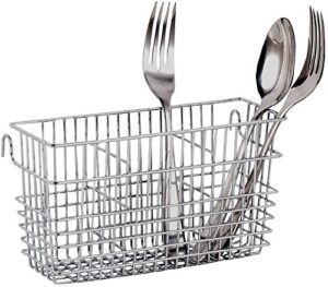 neat-o sturdy chrome-plated steel utensil drying rack basket holder (chrome ii)