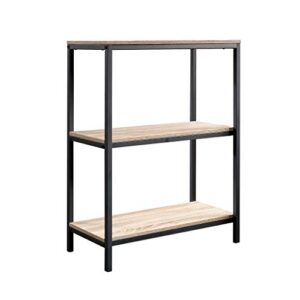 sauder north avenue 3 shelves bookcase, charter oak finish, l: 23.47" x w: 11.50" x h: 30.47"