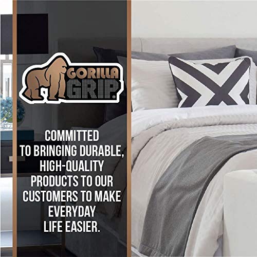 Gorilla Grip Original Mattress Slide Stopper and Gripper, Queen, Keep Bed and Topper Pad from Sliding for Sofa, Couch, Chair Cushion, Mattresses, Easy Trim, Slip Resistant, Grips Helps Stop Slipping