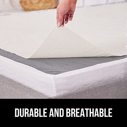 Gorilla Grip Original Mattress Slide Stopper and Gripper, Queen, Keep Bed and Topper Pad from Sliding for Sofa, Couch, Chair Cushion, Mattresses, Easy Trim, Slip Resistant, Grips Helps Stop Slipping