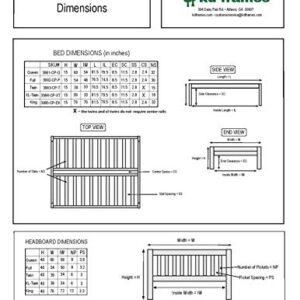 kd frames Charleston Platform Bed - Full