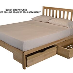 kd frames Charleston Platform Bed - Full