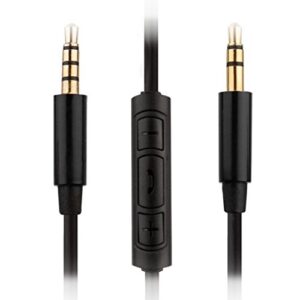 reytid replacement cable w/volume control compatible with soul ludacris sl100, sl150, sl300 headphones