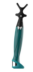 idi toothbat - wow adult floss holder (green/white/black)-patented design awards winning product, easy, comfort & effective, works perfectly with reach waxed nylon floss