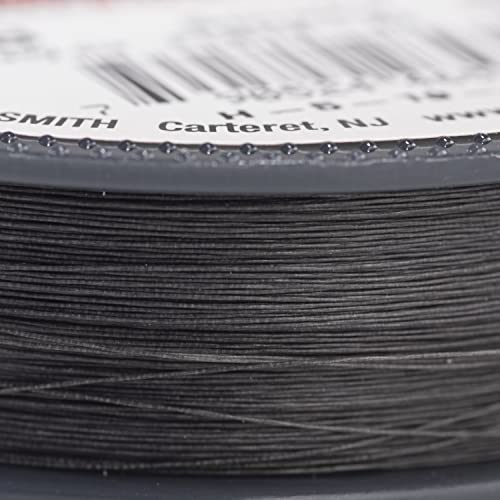 The Beadsmith Fireline by Berkley – Micro-Fused Braided Thread – 8lb. Test, 007”/.17mm Diameter, 50 Yard Spool, Smoke Grey – Super Strong Stringing Material for Jewelry Making and Bead Weaving