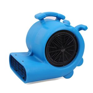 MOUNTO 3-Speed 3/4HP 3000CFM Air Mover Floor Carpet Dryers (Blue)