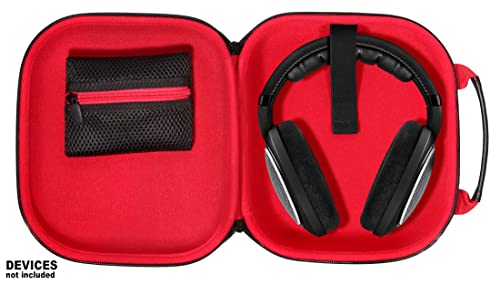 Headphone Carrying Case for Sennheiser HD598,HD558,HD555,HD515; Sony v700dj, 7509hd, 7506, XB-950AP; AKG K553pro, K514, K512, K511, K540,K77, DENON AH-5000, Pioneer HDJ-2000, Philips Fidelio L1