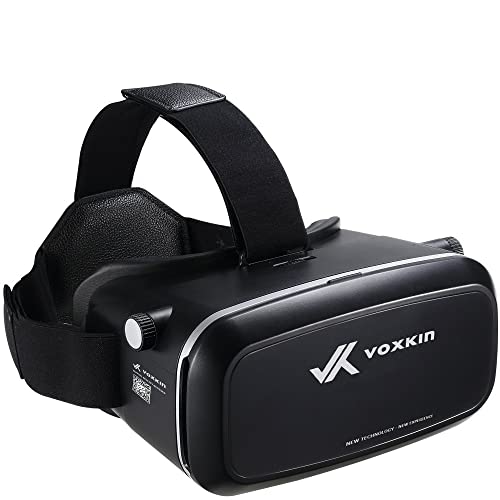 [Updated & Fixed] VR Headset Game System - High Definition Virtual Reality 3D Glasses for Kids and Adults - Optical Lens, Adjustable Strap - Compatible with iPhone and Android (3.5" to 6.5")