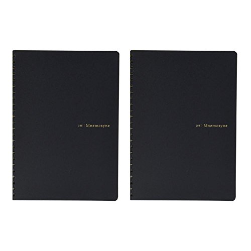 Maruman Mnemosyne Special Memo Notepad - A5 (5.8" X 8.3") - 7 mm Rule Divisions - 24 Lines X 80 Sheets (Pack of 2)