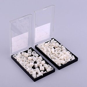 100pcs dental temporary crown veneers material anterior front back molar teeth