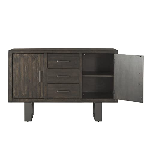 Picket House Furnishings Sullivan Server Transitional/Dark Ash/Poplar Wood