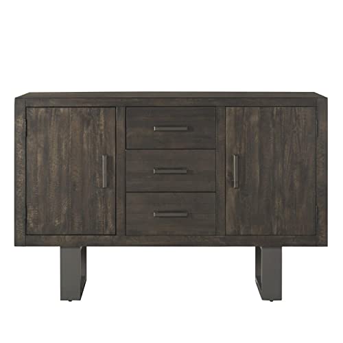 Picket House Furnishings Sullivan Server Transitional/Dark Ash/Poplar Wood