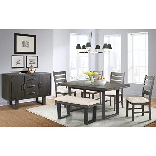 Picket House Furnishings Sullivan Server Transitional/Dark Ash/Poplar Wood