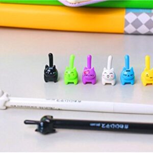 HIPGCC Cute Pens Kawaii Pen Cute Cat Pens 0.5 mm Gel Pens Black Ball Point Pens for School Office Supplies…