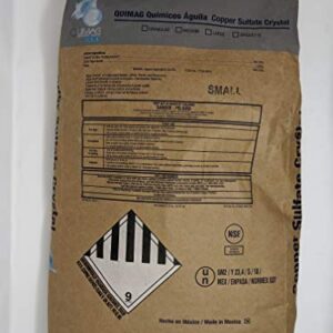 Copper Sulfate Small Crystals 50lbs Bag - EPA 99% Pure