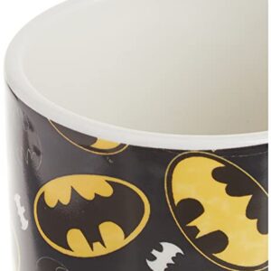 Spoontiques - Ceramic Travel Mugs - Batman Logo Cup - Hot or Cold Beverages - Gift for Coffee Lovers