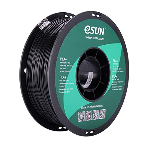 eSUN PLAPlus Filament, Black, 1 kg